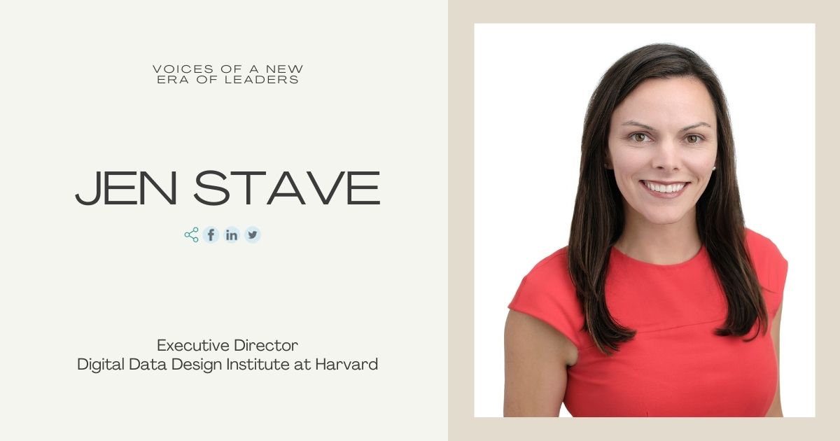 Jen Stave as a voice for a new era of leaders